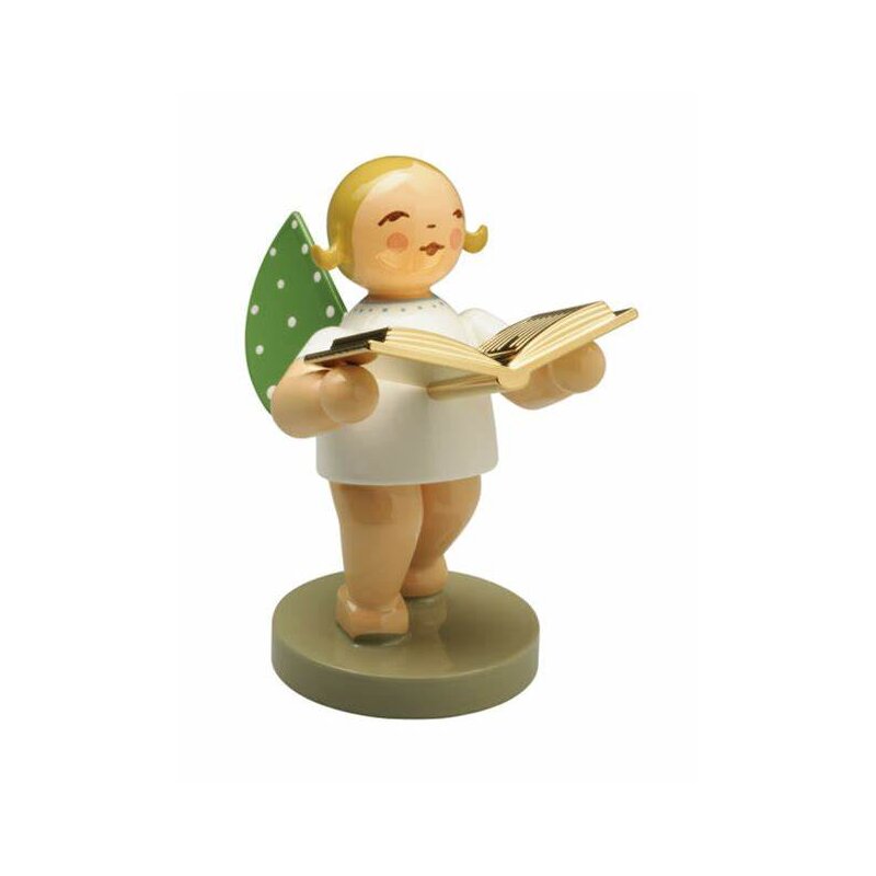 Goldedition No. 10 Vorleser, Engel mit vergoldetem Buch von Wendt & K